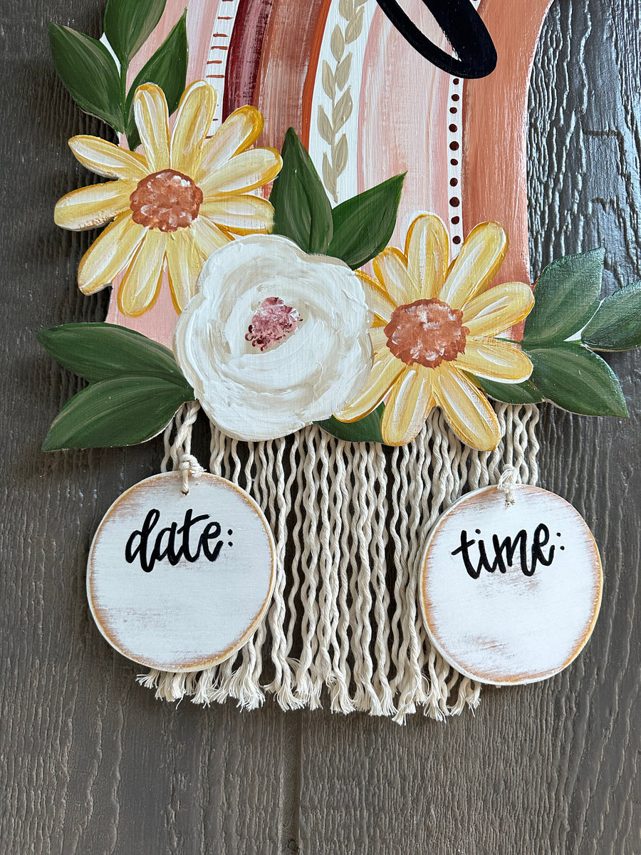 Boho Rainbow Hospital Door Hanger – Sparks Of Love